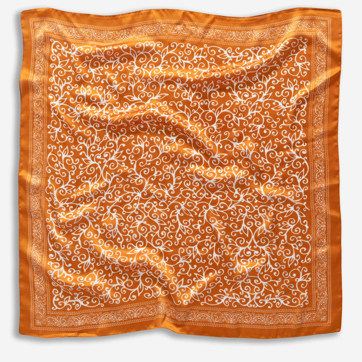 Neck towel with filigree print - orange – SASSYCLASSY
